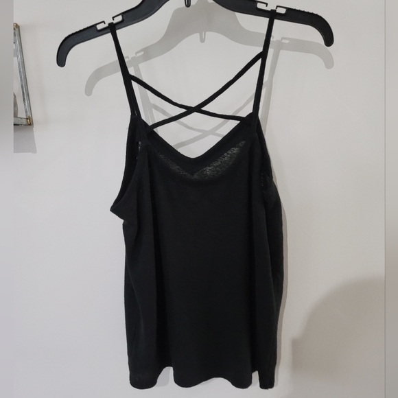 Universal Thread | Tops | Cross Back Black Tank Top | Poshmark
